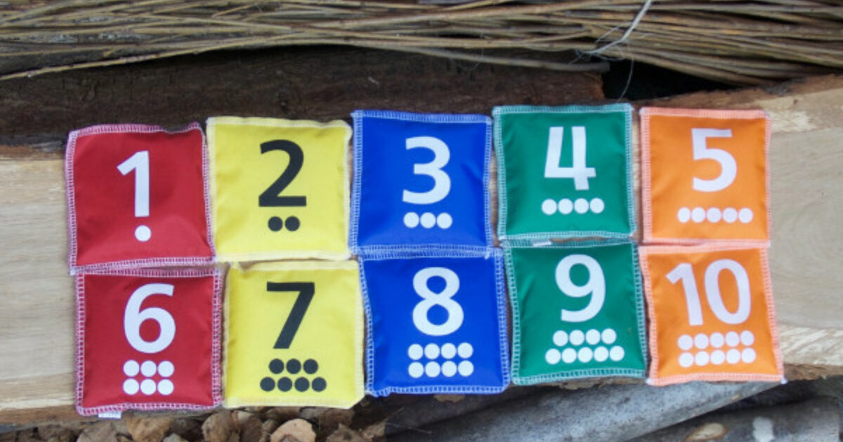 Number Bean Bags Numbers Beanbags In The Hoop