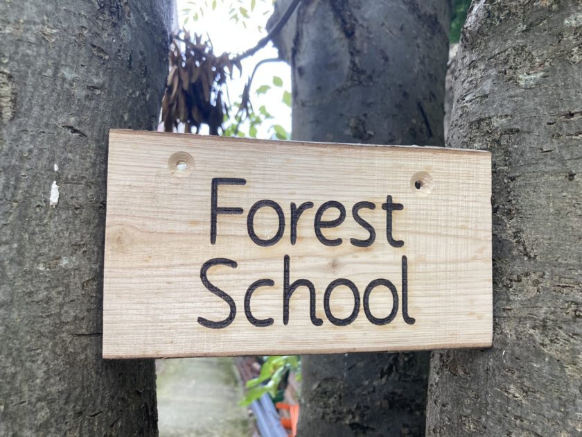 Sign - Forest School | Muddy Faces