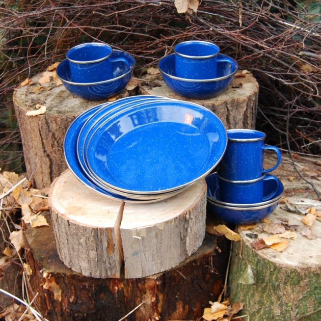 Enamel Tableware Kits | Muddy Faces