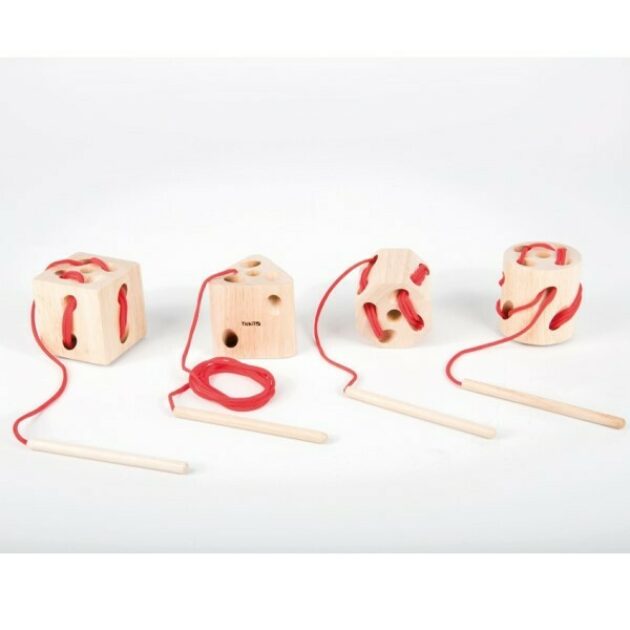 Wooden Lacing Shapes | Muddy Faces