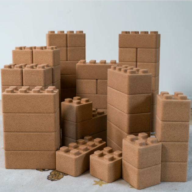 Cork Construction Blocks | Muddy Faces