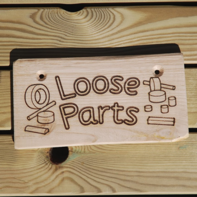 Rustic Sign - Loose Parts | Muddy Faces