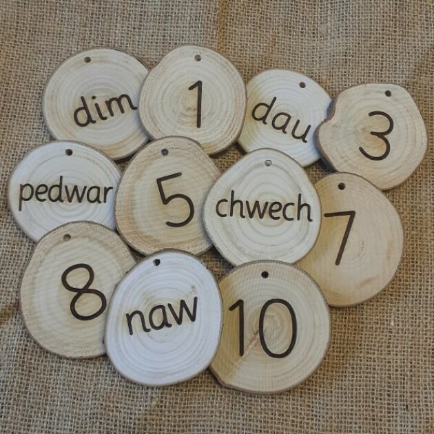 Llwybr Rhif Dwy Ochr / Double-sided Number Trail 0-10… | Muddy Faces