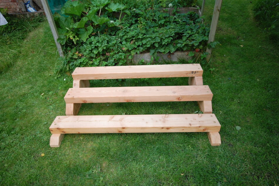 Beam Benches Stepped Set | Muddy Faces