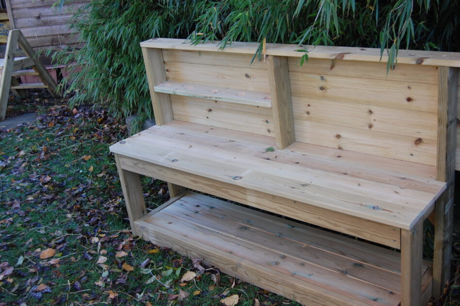 Long Mud Kitchen | Muddy Faces