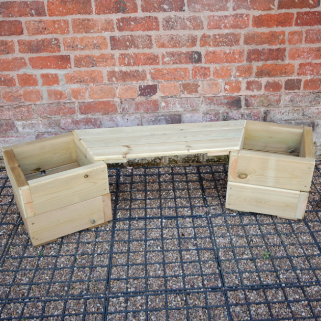 Angled Storage Bench | Muddy Faces
