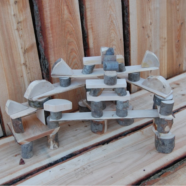 Giant Nature Blocks - 60 pieces | Muddy Faces