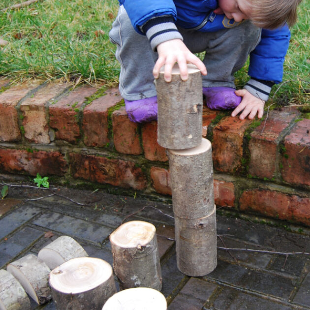 Giant Nature Blocks Stacking - 40 pieces | Muddy Faces