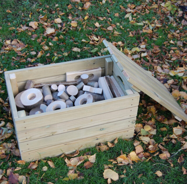 Nature Blocks - 150 pieces in a Wooden Crate | Muddy Faces