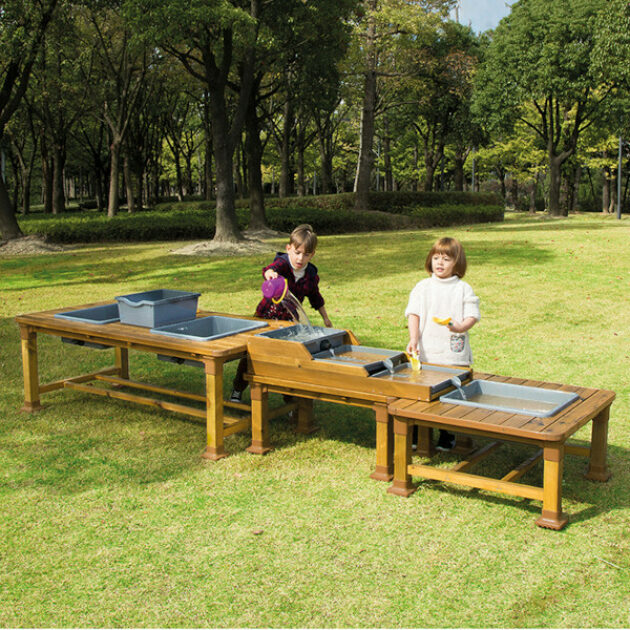 Outdoor Messy Play Tables | Muddy Faces