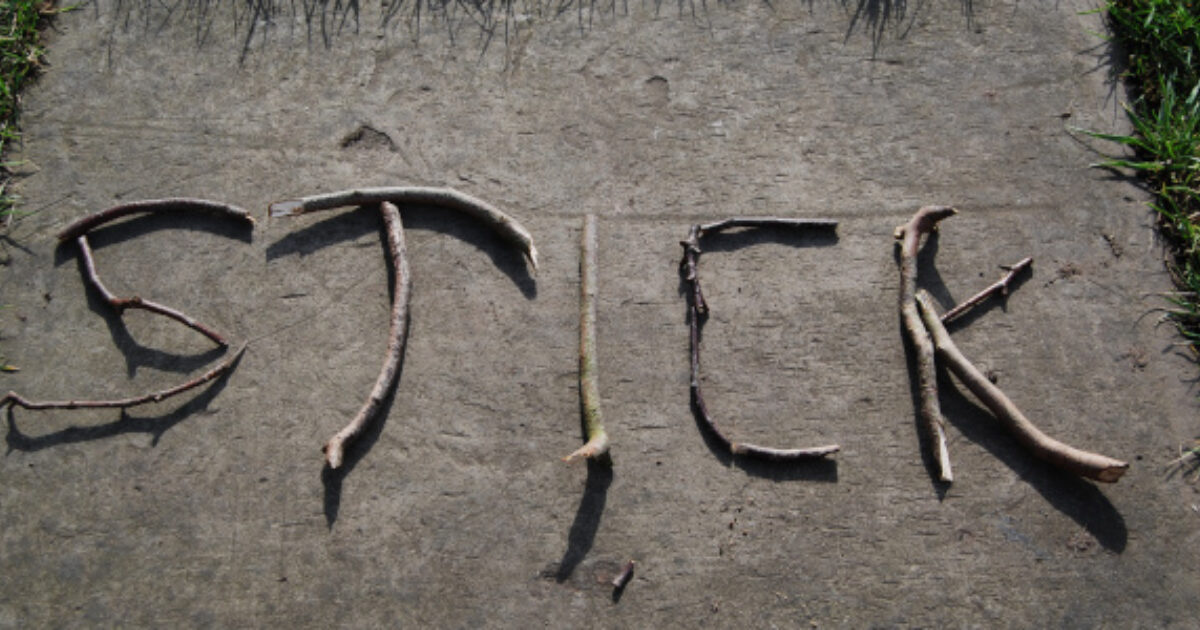 INSPIRATIONS - Sticks - Activities | Muddy Faces