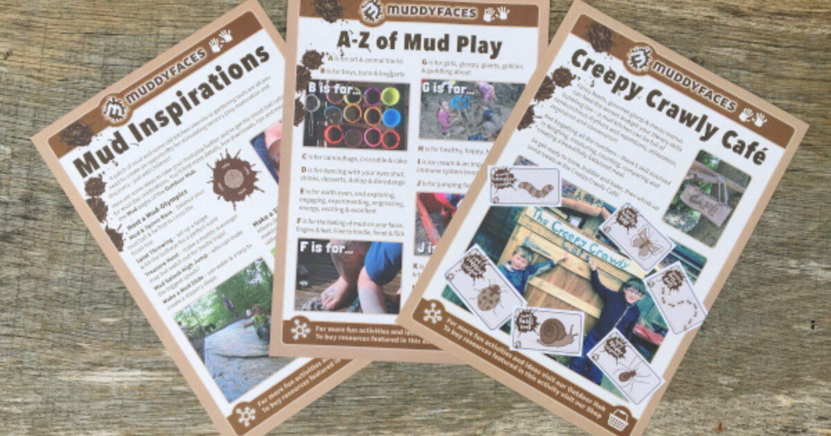 Free mud activity cards to celebrate Mud Day - 29th June | Muddy Faces