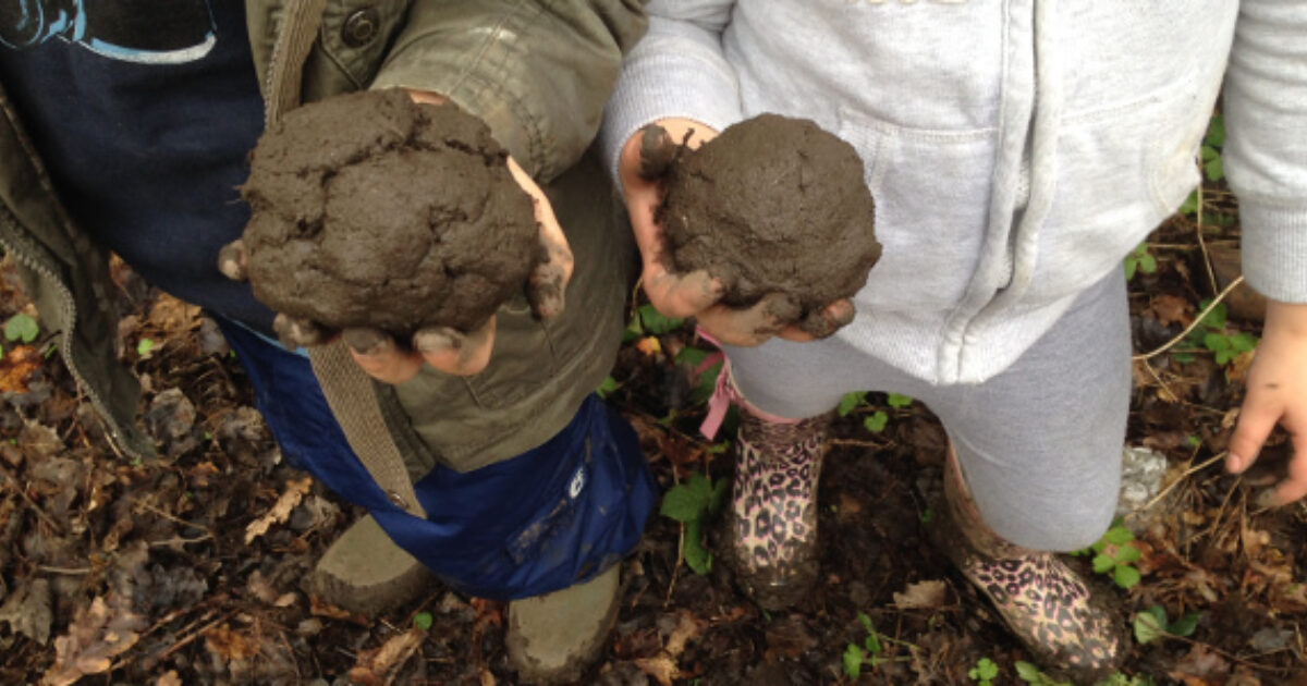 Clay leaf wrapped balls - Activities | Muddy Faces