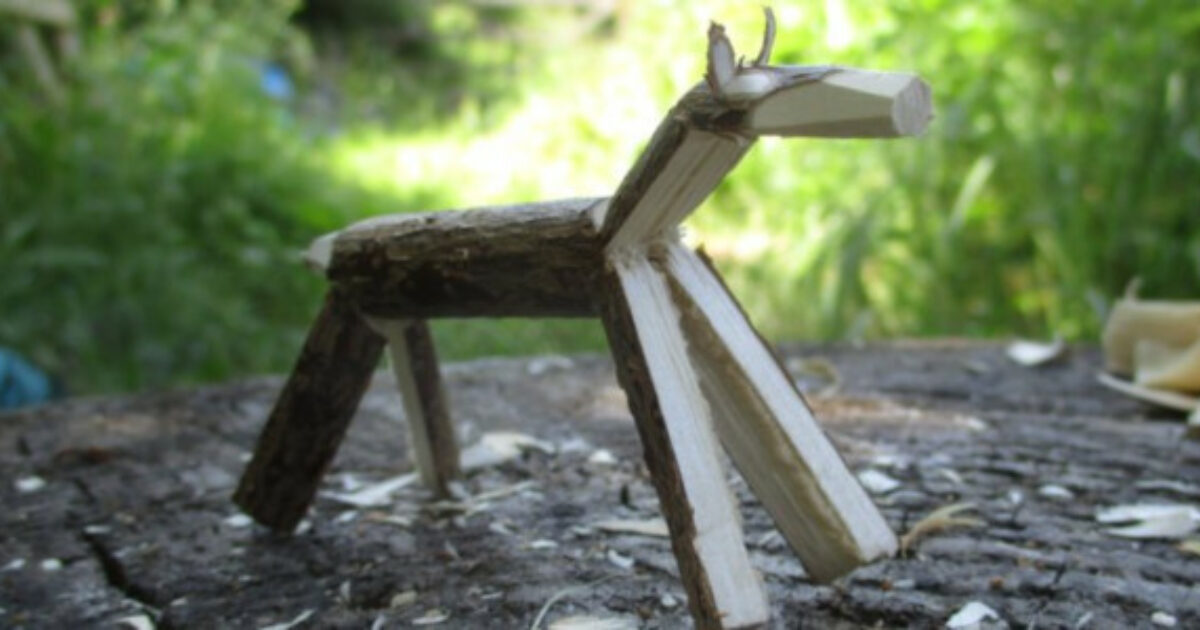 Simple split stick animal - Activities | Muddy Faces