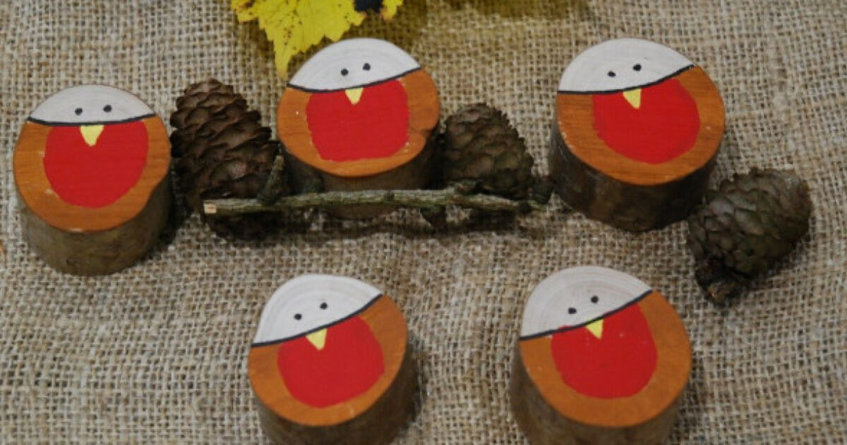Simple painted robins - Activities | Muddy Faces