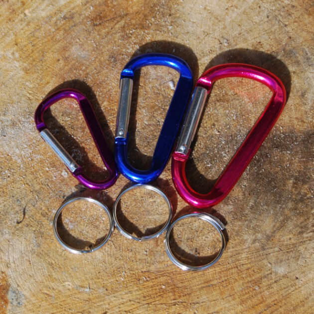 Carabiner Keyrings - Pack of 3 | Muddy Faces