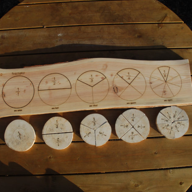Fractions Plank and Disc Set | Muddy Faces
