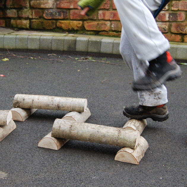 Rustic Half Logs | Muddy Faces