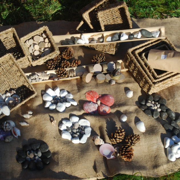 Natural Materials Sorting and Art Set | Muddy Faces