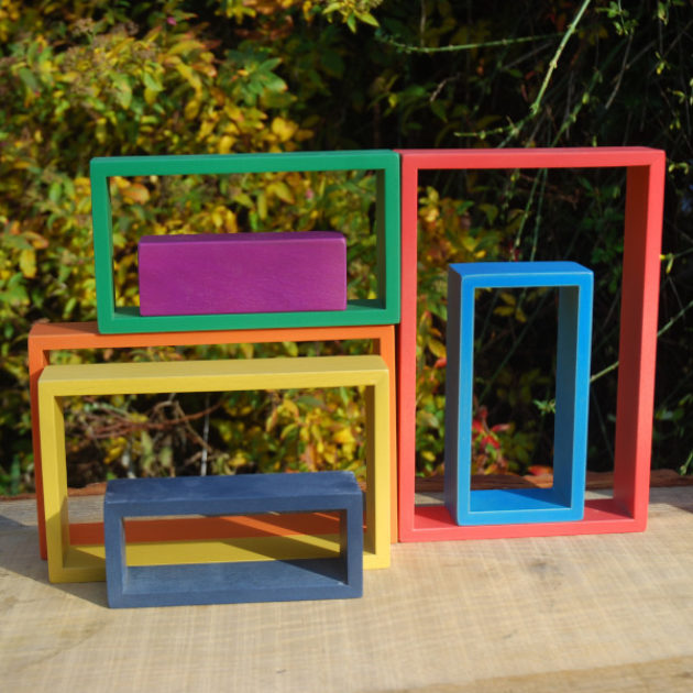 Rainbow Architect Rectangles | Muddy Faces