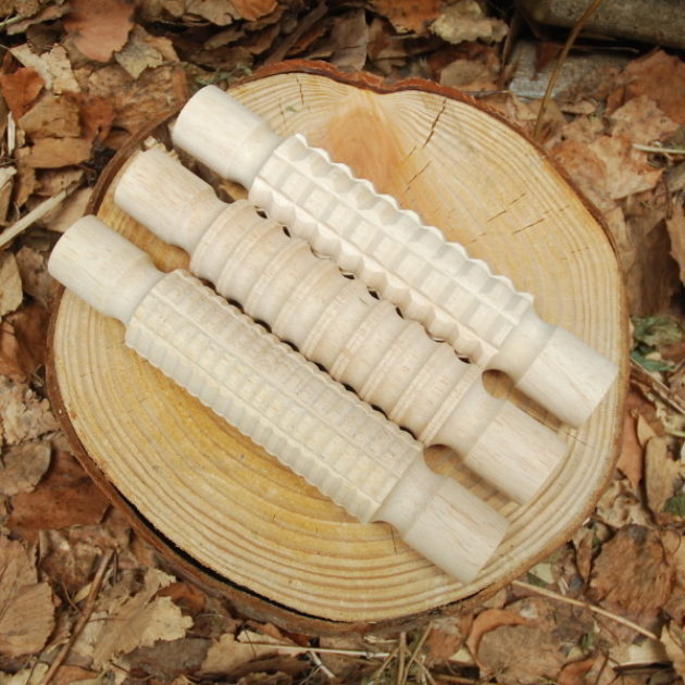Patterned Rolling Pins - Pack of 3 | Muddy Faces