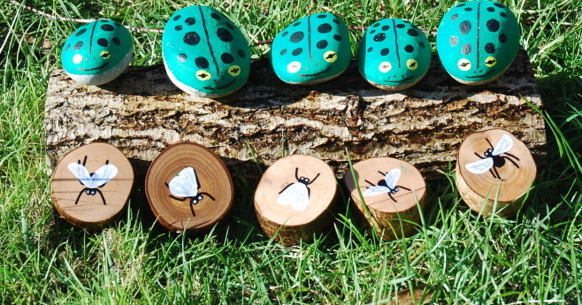 5 little speckled frogs - Activities | Muddy Faces
