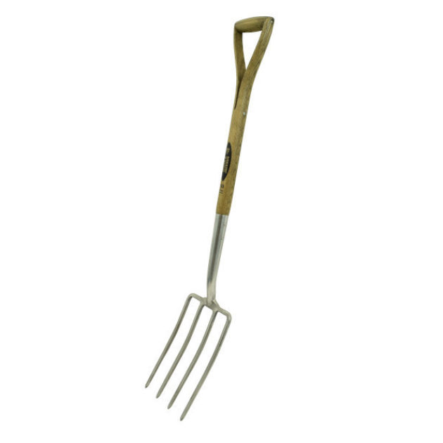 Traditional Stainless Steel Digging Fork | Muddy Faces