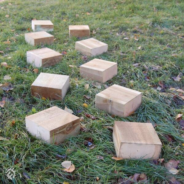Wooden Stepping Stones | Muddy Faces