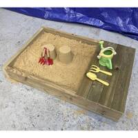 Outdoor Wooden Sandpit 80 x 80cm | Muddy Faces